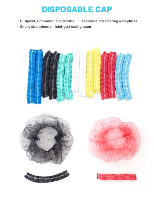 China Disposable Dental Head Cover Cap With Elastic For Health Workers ...