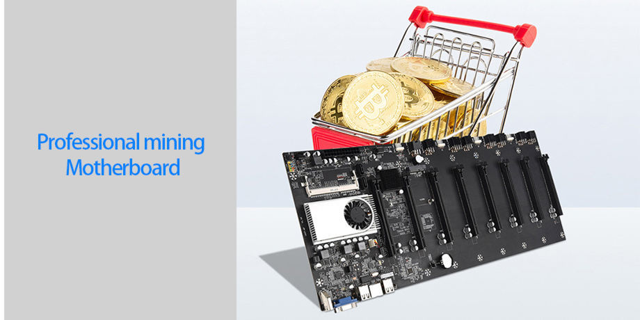 Mining Motherboard 2400W Power Supply Internal 50mm 55mm 65mm Port Gap ...