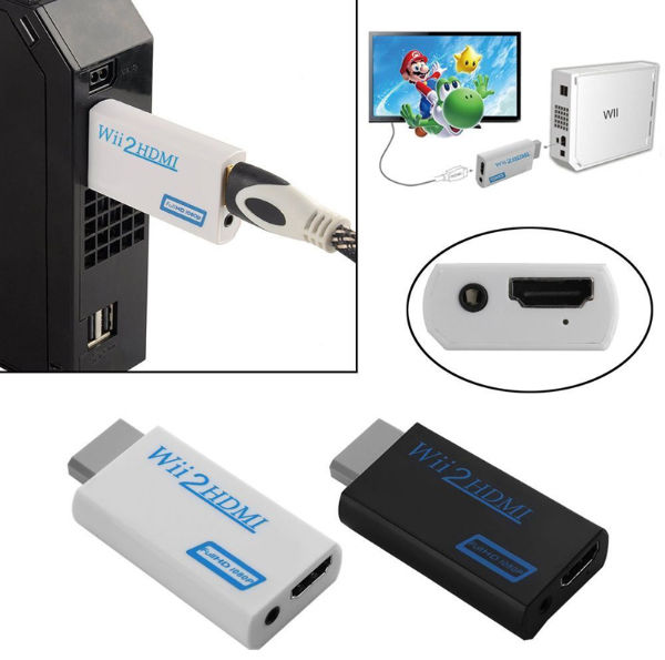 China Wii to HDMI Adapter, Wii2HDMI 3.5mm Audio Video,720P/1080P All ...