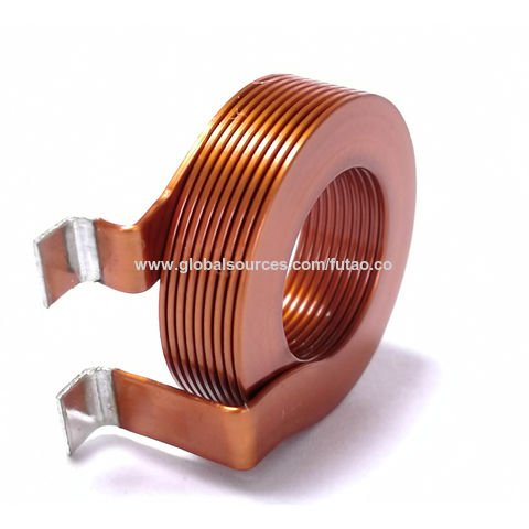 China Flat copper coil High current wire coil tenamelled copper Flat ...