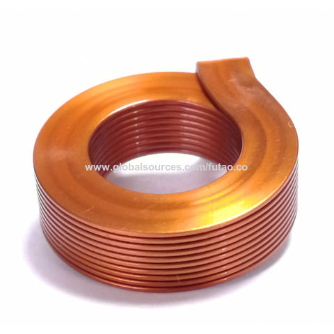China Flat copper coil High current wire coil tenamelled copper Flat ...