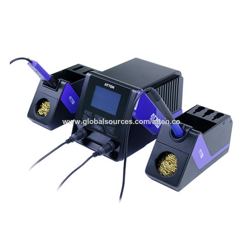 China Combined Soldering Iron and Tweezer Double Channel Rework Station ...