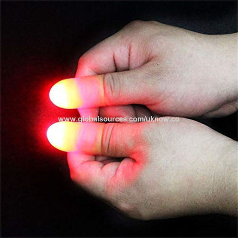 China Magic Light up Finger Toys Magic Tricks Fake Finger with LED ...
