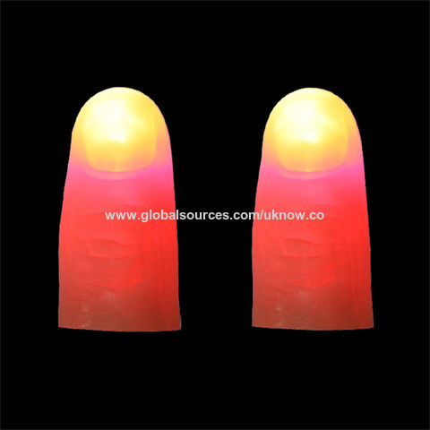 China Magic Light up Finger Toys Magic Tricks Fake Finger with LED ...