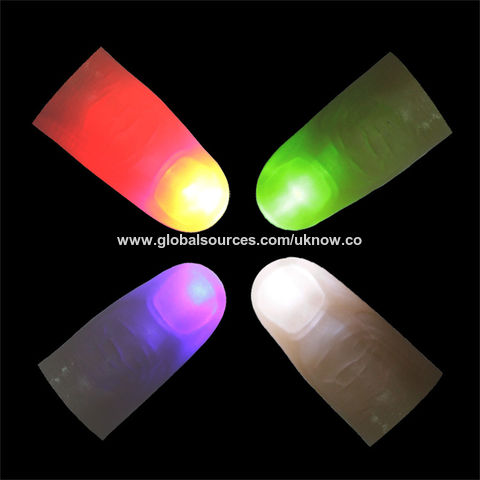 China Magic Light up Finger Toys Magic Tricks Fake Finger with LED ...