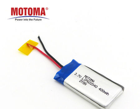 China Rechargeable 3.7v 400mAh Li-ion battery NCM lipo cell bluetooth ...