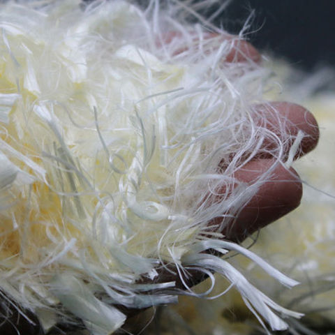 China PAN fiber Polyacrylonitrile fiber Concrete reinforcing fiber 21mm ...