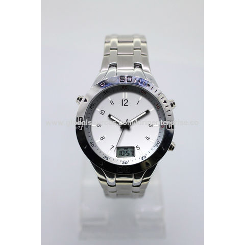 China Radio Controlled Watches,Stainless Steel Quartz Watch Gold Plated ...