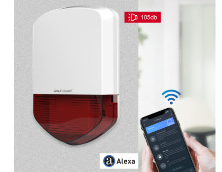 China WiFi Siren Sensor With Smartlife App Notification Alert For Home ...