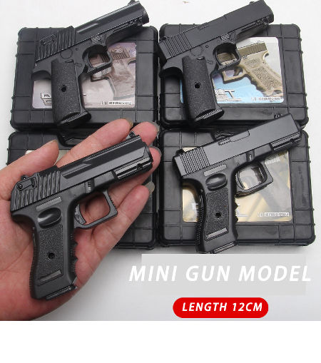 China Mini Alloy Toy Gell Ball Gun Model Glock Colt Desert Eagle Fake ...