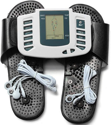 China TENS machine EMS device Foot Massager mat tens unit foot Massager ...