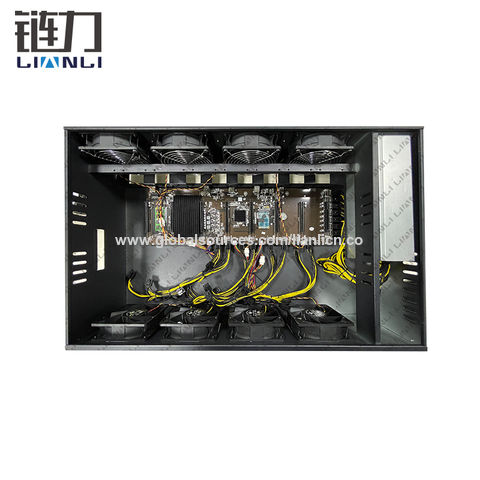 China Silent 70mm mining machine ethereum mining rig case with low ...