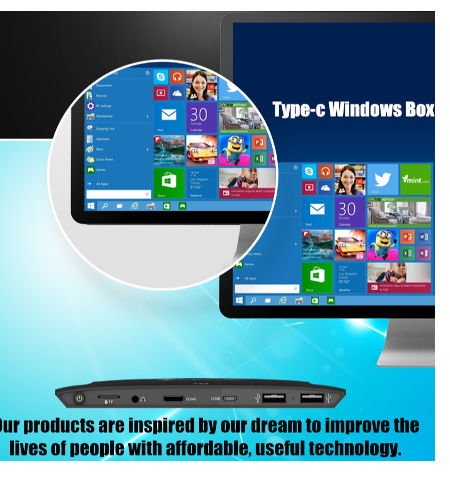 China MeeGOpad T09 motherboard Z8350 win10 TYPE-C embedded GiGE vision office small all-in-on ...