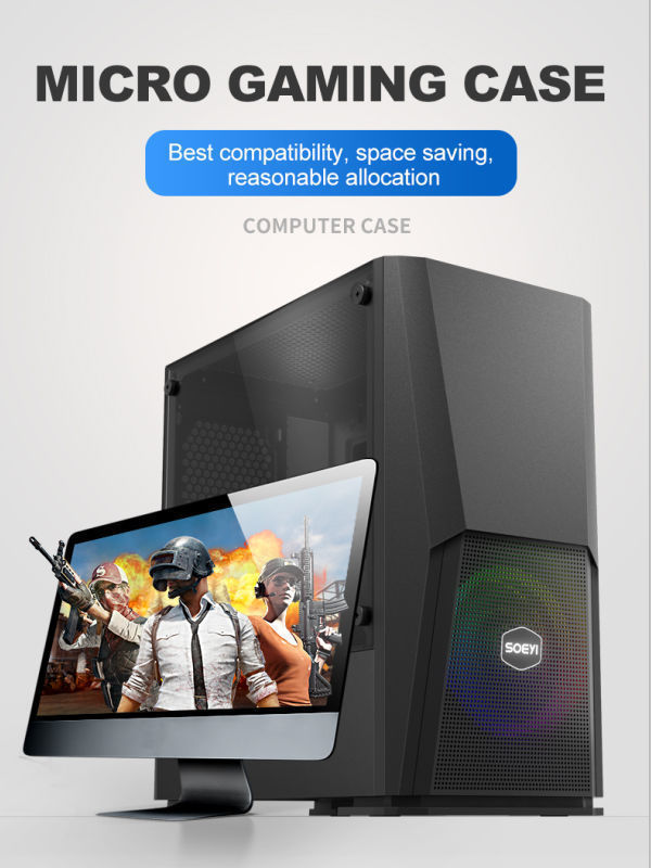 China Gaming Hardware Gabinete Casing Mid Tower Rgb Pc Gamer Oem ...