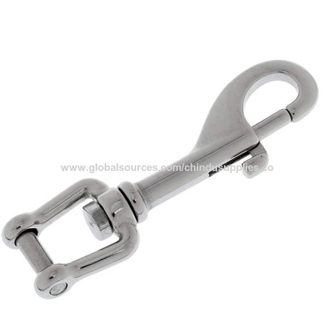 China Heavy Duty 316 Stainless Steel Swivel Shackle Bolt Snap Hook for ...