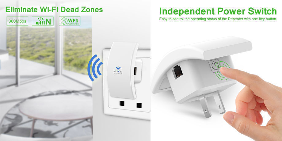 China High Power Wi-Fi Repeater with USB Power Charger, WiFi Range ...