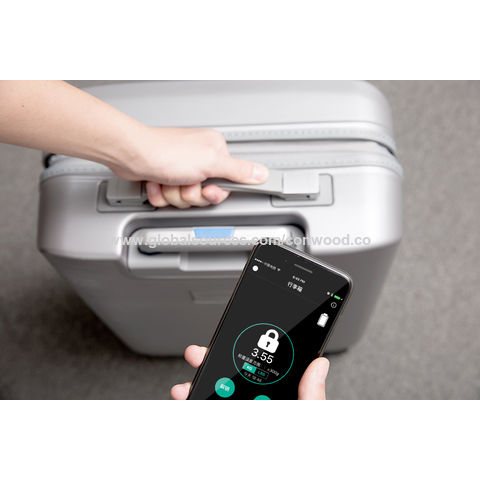 China Smart luggage, control by Mobile, Conwood Patent, Carry on Plane ...