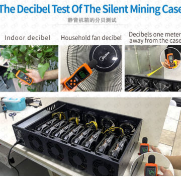 China Mining Rig Case 8 GPU Mining Case with 4 Powerful Cooling Fans ...