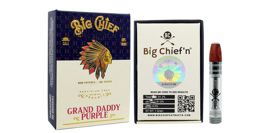 China Wholesale Empty Disposable CBD/THC Big Chief Vape cartridge with ...