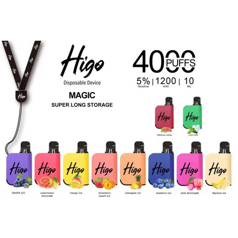 China Higo4000puffs Disposable electronic cigarette vape pod device ...