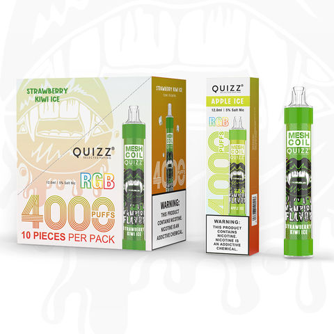 China RGB glowing QUIZZ MESH COIL RGB Flash 4000 puffs disposable vape ...