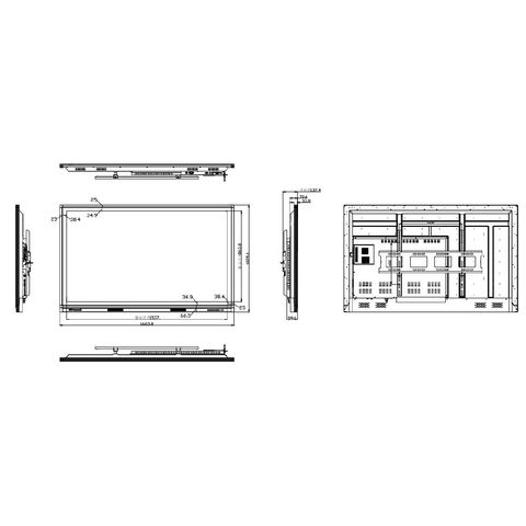 China 70-inch TV LCD Display with 1920*1080 Resolution and 350cd/M2 ...