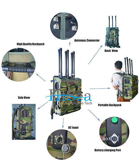 China Portable VIP Protection Jammer, Radio Jamming, Eod Manpack RF GPS ...