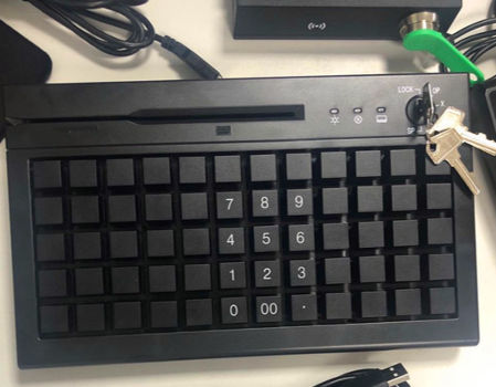 China LIF 50 keys compact pos keyboard small sized full programmable ...