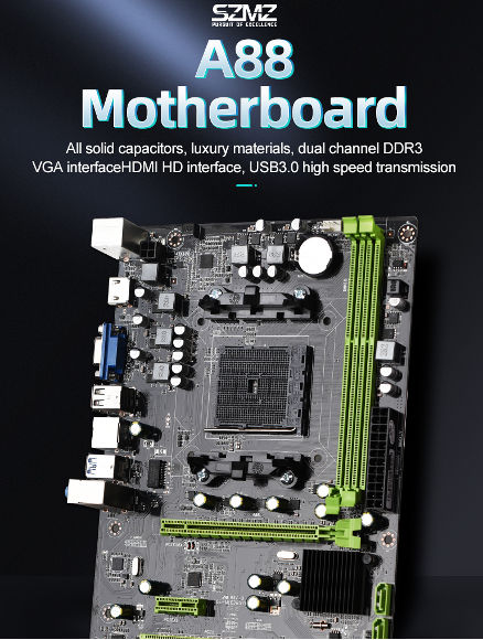 China Same-day service best pc motherboard A88 processor amd socket fm2 ...