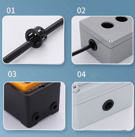 China Hole Plugs Nylon Snap in Cable Hose Bushing Grommet Protector ...