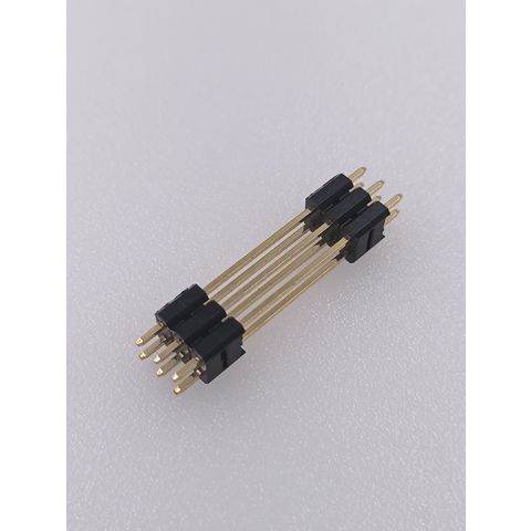China Pitch 2.54mm Pin header dual plastics 2x3 Pin pcb connector ...
