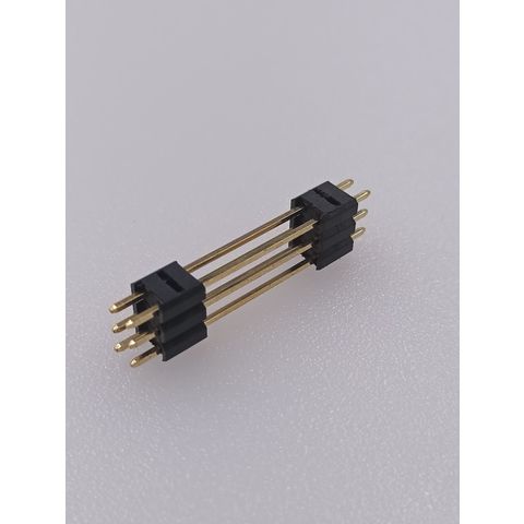 China Pitch 2.54mm Pin header dual plastics 2x3 Pin pcb connector ...