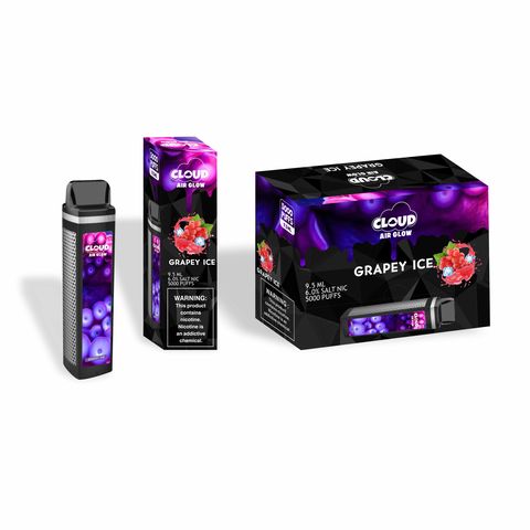 China 5000 Puffs 5 flavors 6% Nico Vape Pen Air Glow Cloud on Global ...