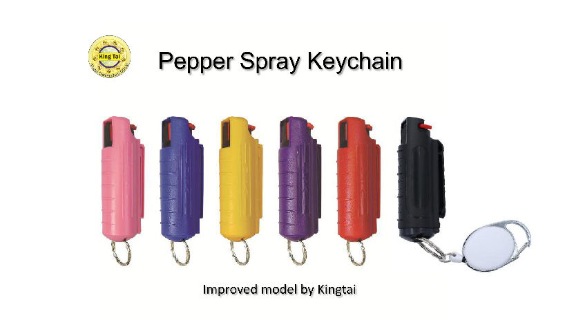 20ml Pepper Chili Spray Keychains Set Plastic Shell self defense Chili ...