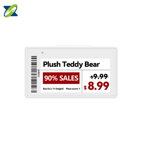 China 2.13 inch e ink shelf label 433MHz digital label for retail shop ...