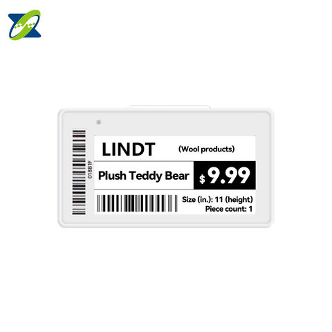 China 2.13 inch e ink shelf label 433MHz digital label for retail shop ...