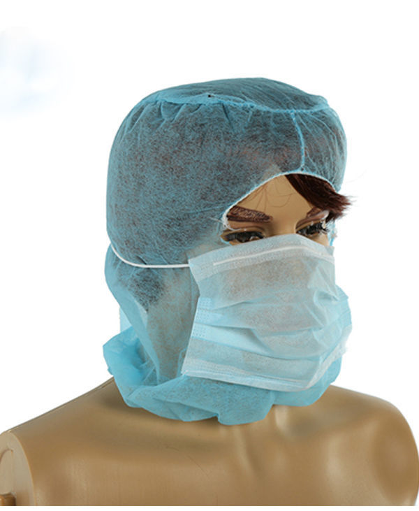 Disposable Non-woven Space Cap Surgical Hood Head Cap Beard and Face ...