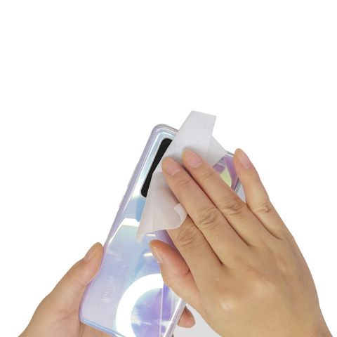 China Factory Customized Logo Pre Moistened Wipes LCD Screen Protector ...