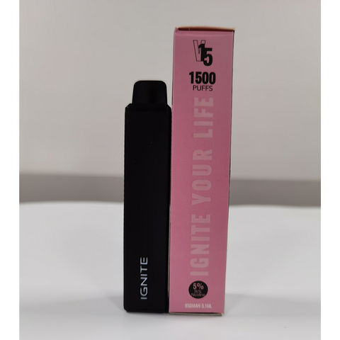 China The Latest Hot Ignite V15 1500 puffs Disposable Vape Pen Kit on ...