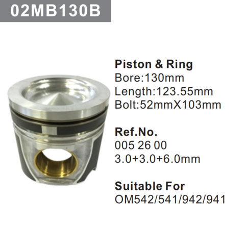 China Piston for Mercedes-Benz,Ref NO.:0037600,Ring:3.0+3.0+4.0mm ...