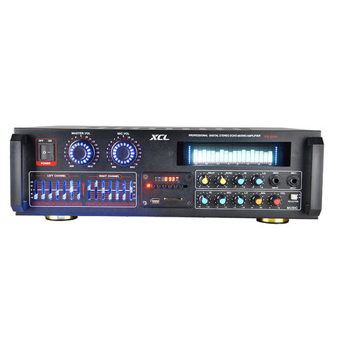 China Karaoke Mixer Amplifier with USB SD FM EQ Display on Global ...