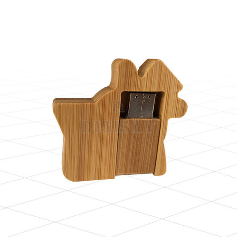 China Custom animal-shaped wooden usb flash drive on Global Sources ...