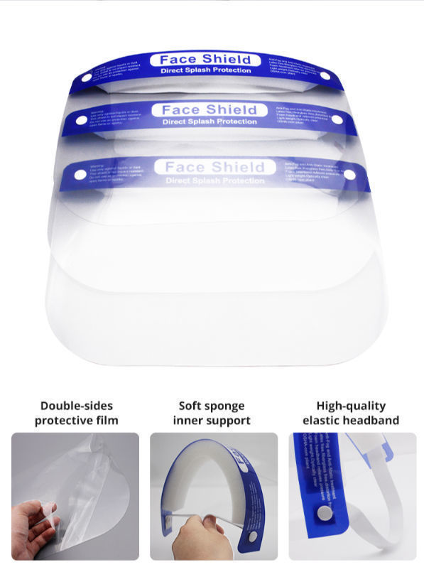 China Reusable Safety Protective Medical Face Shield With Transparent ...
