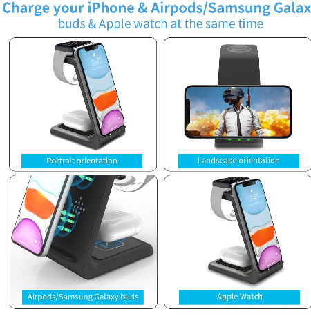 China T3 amazon best selling item 2022 Magnetic 3 in 1 Fast Charging ...