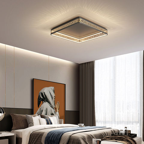 China Creative black gold bird nest shaped LED ceiling lamp for bedroom ...