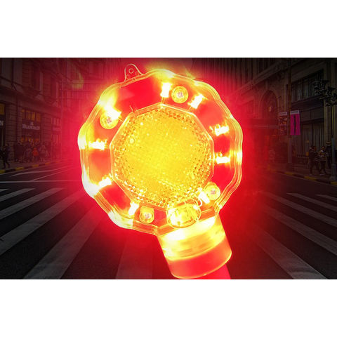 China Hand-held warning light Traffic road warning LED lamp bead ...