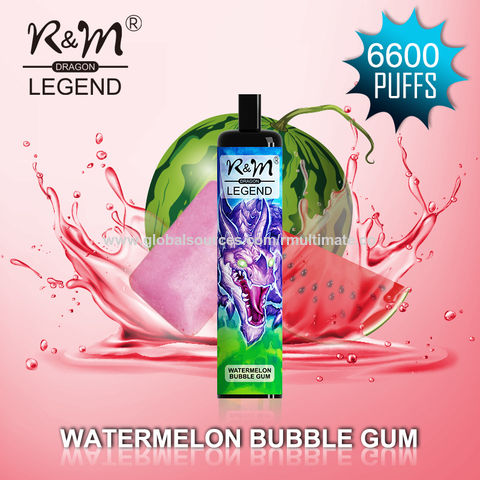 China 6600Puff R&M LEGEND DRAGON Disposable Vape Pen Mesh Coil ...
