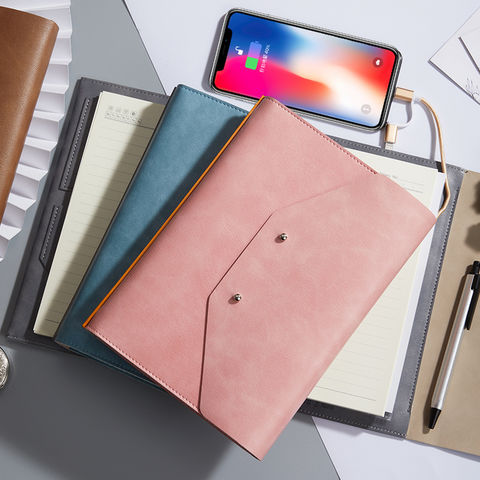 China New Leather Multi-Functional Notebook with 8000mAh Built in Power ...