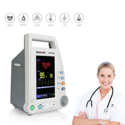 China Wifi Monitoring Portable Patient Ponitor Remote Vital Sign ...