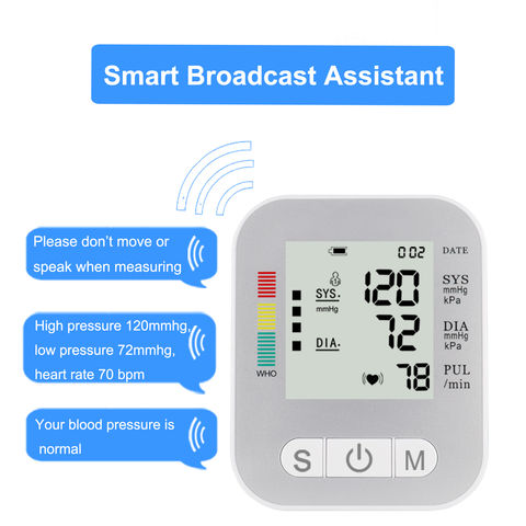 China Sphygmomanometer Customizable voice broadcast arm intelligent ...